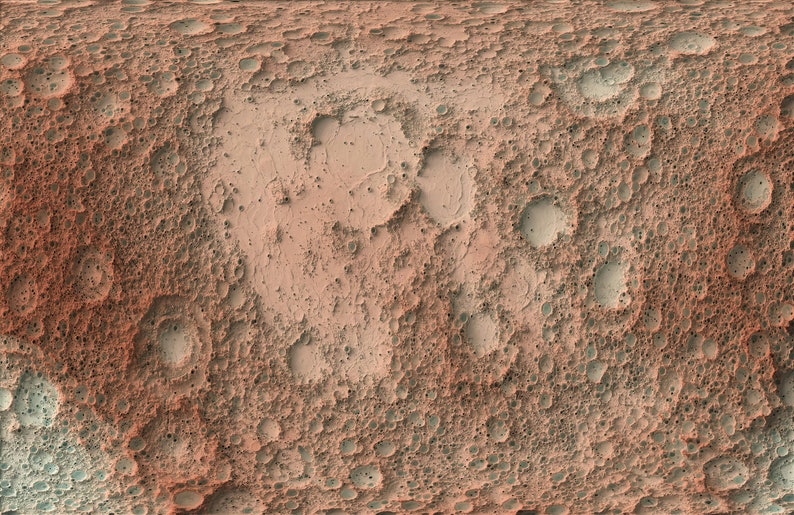 Moon Map Moon 2D Relief Map Moon Vintage Map Moon Topo Map - Etsy