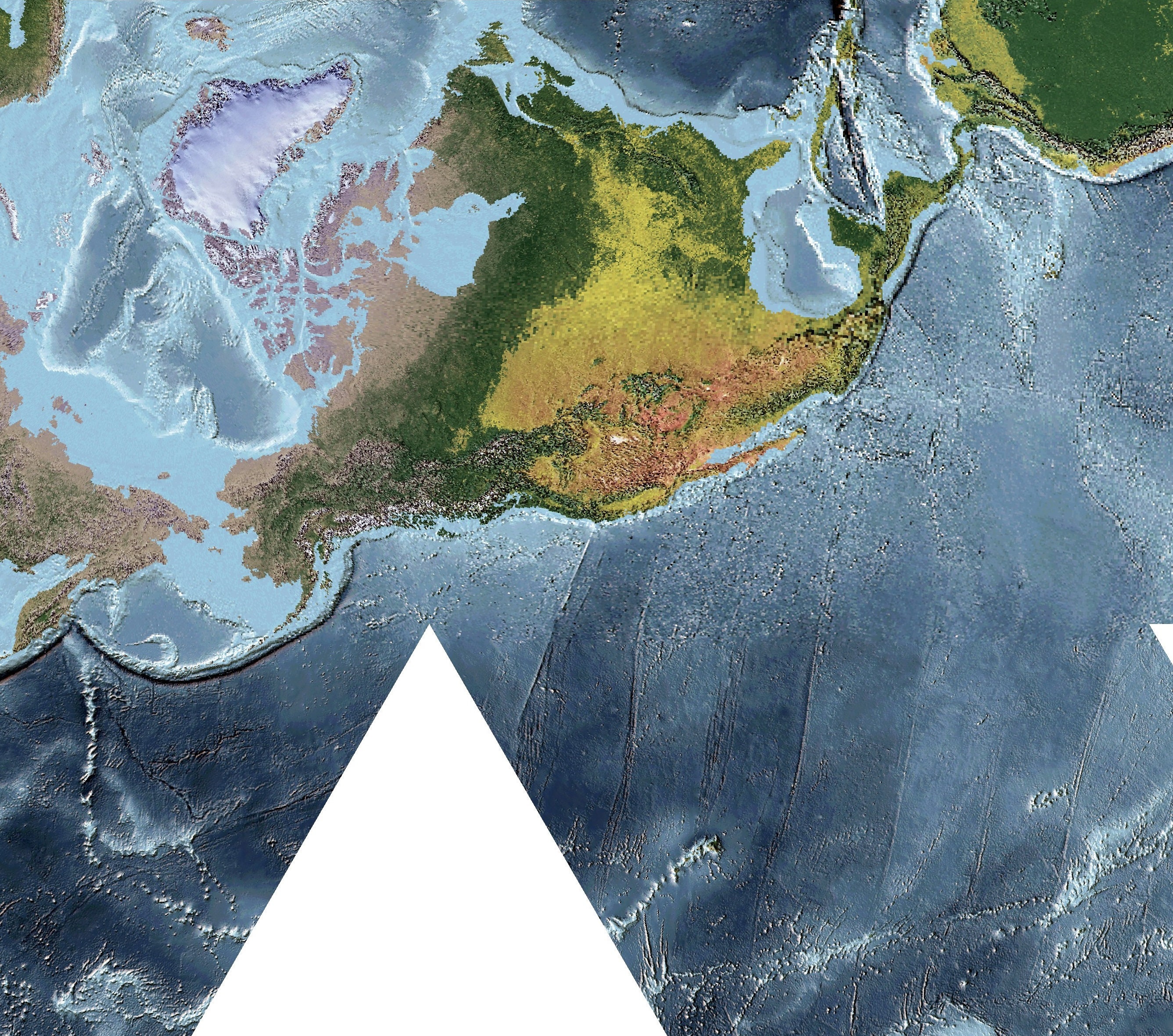 FULLER PROJECTION World Map World Natural Map World Map | Etsy