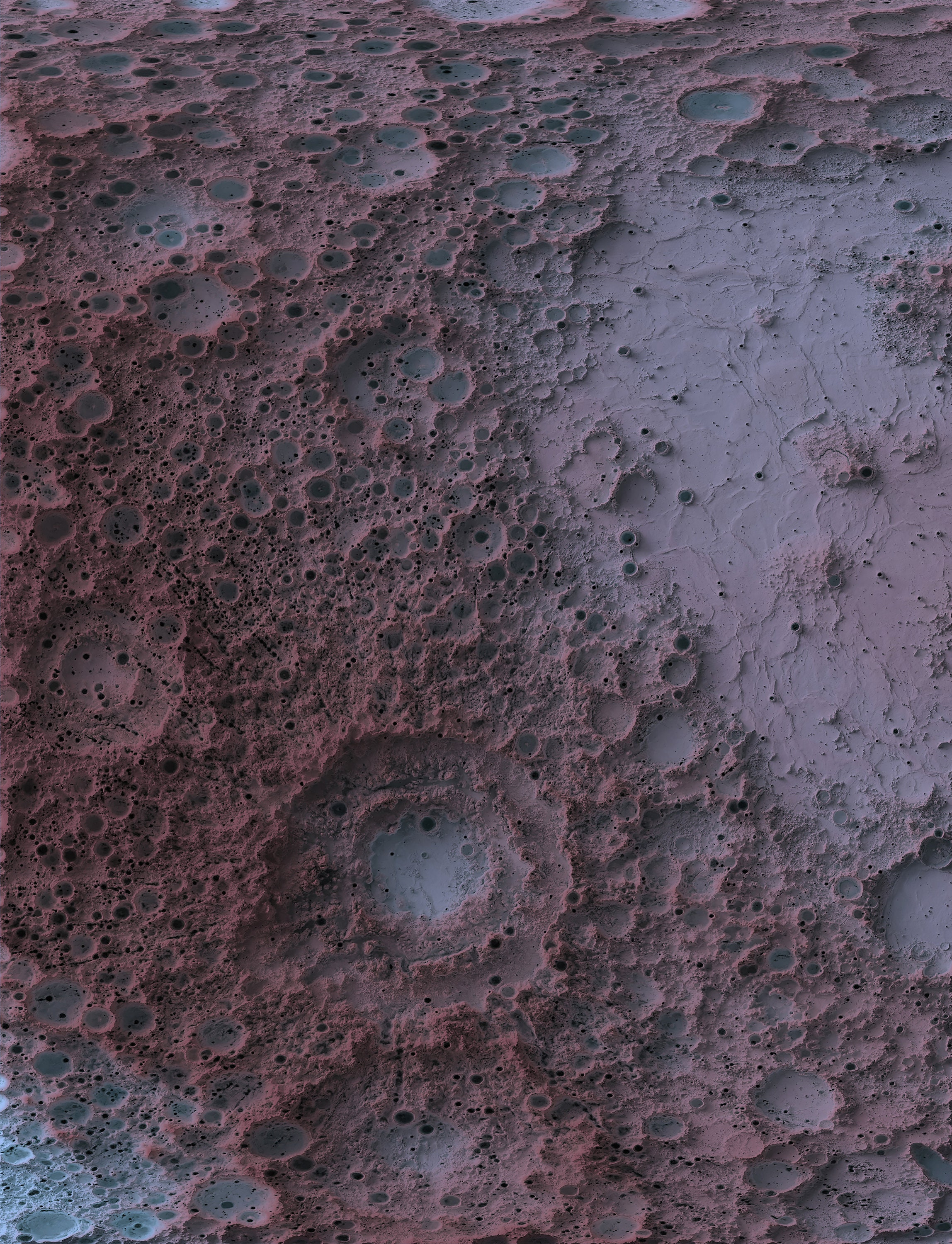 Moon Map Moon 2D Relief Map Moon Vintage Map Moon Print - Etsy UK