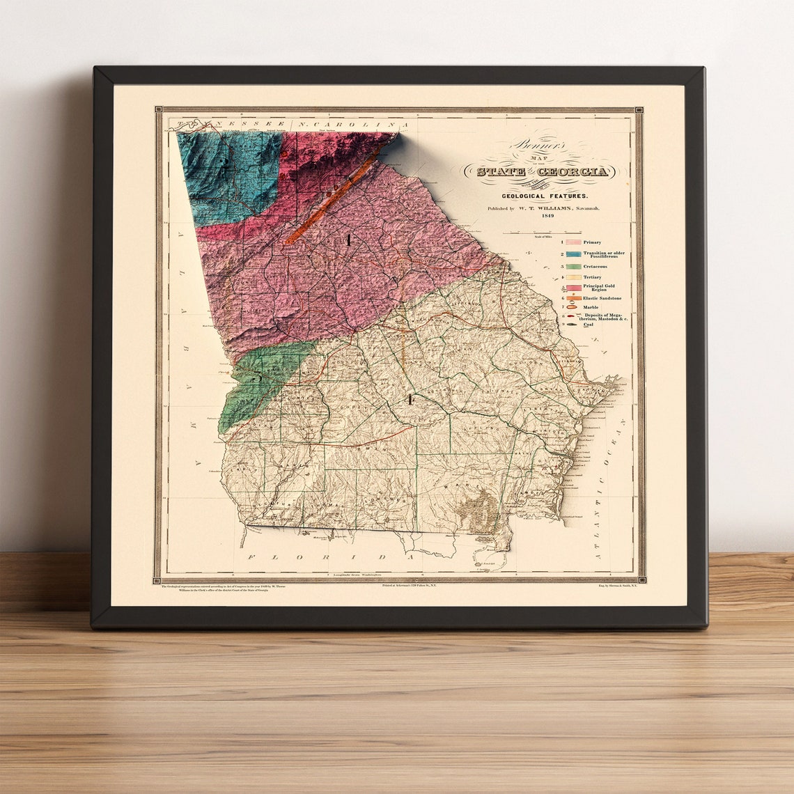 Georgia Map Georgia Relief Map Georgia Vintage Map Georgia - Etsy