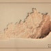 Kentucky Map, Kentucky 2D Relief Map, Kentucky Vintage Map, Kentucky ...
