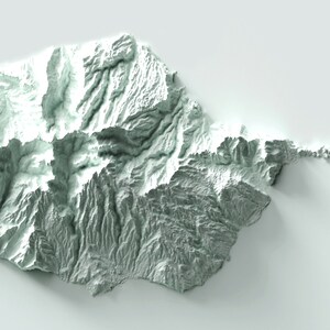 Madeira Island, Portugal Map, Madeira Island 2D Relief Map, Madeira ...