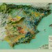 Spain Map Spain 2D Relief Map Spain Soil Map Spain Vintage - Etsy