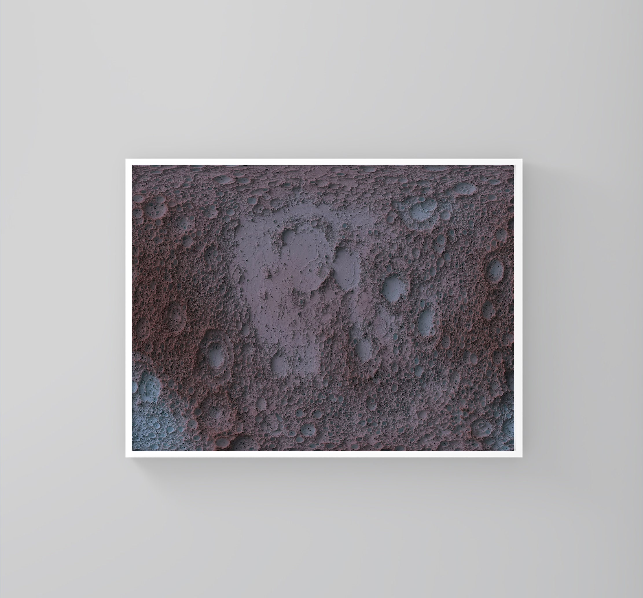 Moon Map Moon 2D Relief Map Moon Vintage Map Moon Topo Map - Etsy