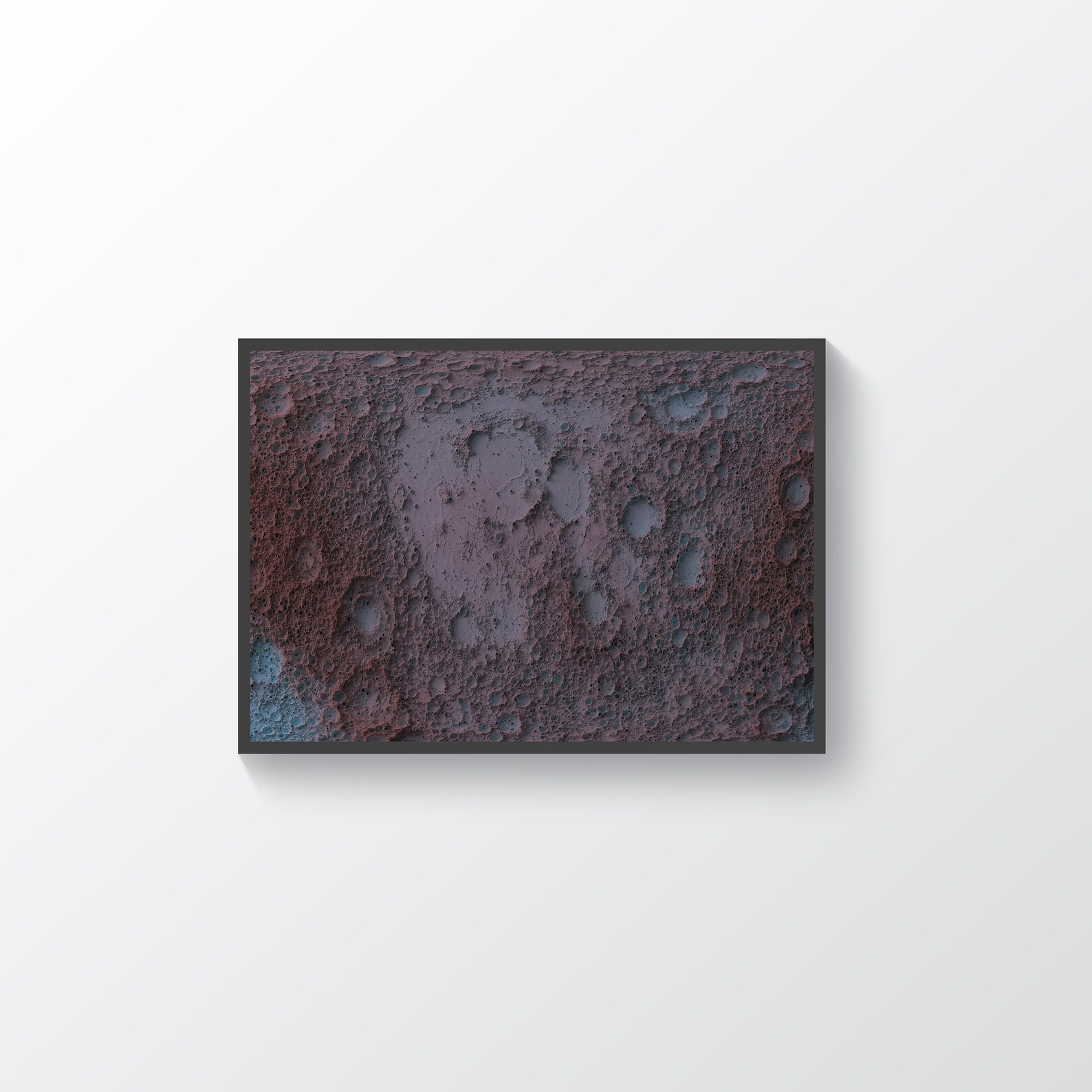 Moon Map Moon 2D Relief Map Moon Vintage Map Moon Topo Map - Etsy