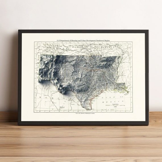 Mapa En Relieve De Los Estados Unidos Del Centro El Mapa Físico De