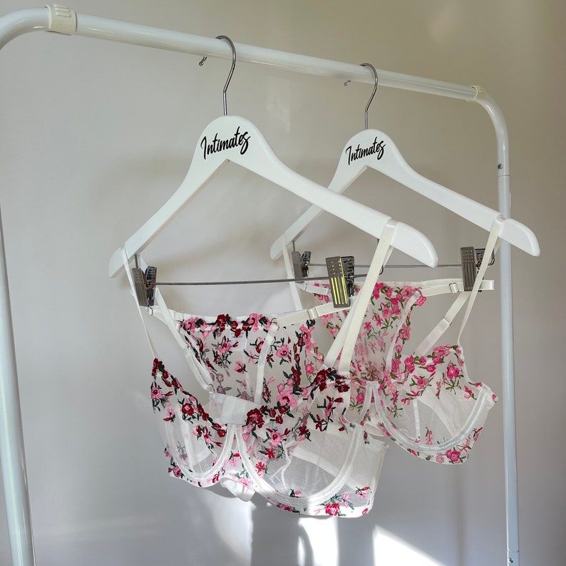 Frankie Embroidery Lingerie Set - Etsy