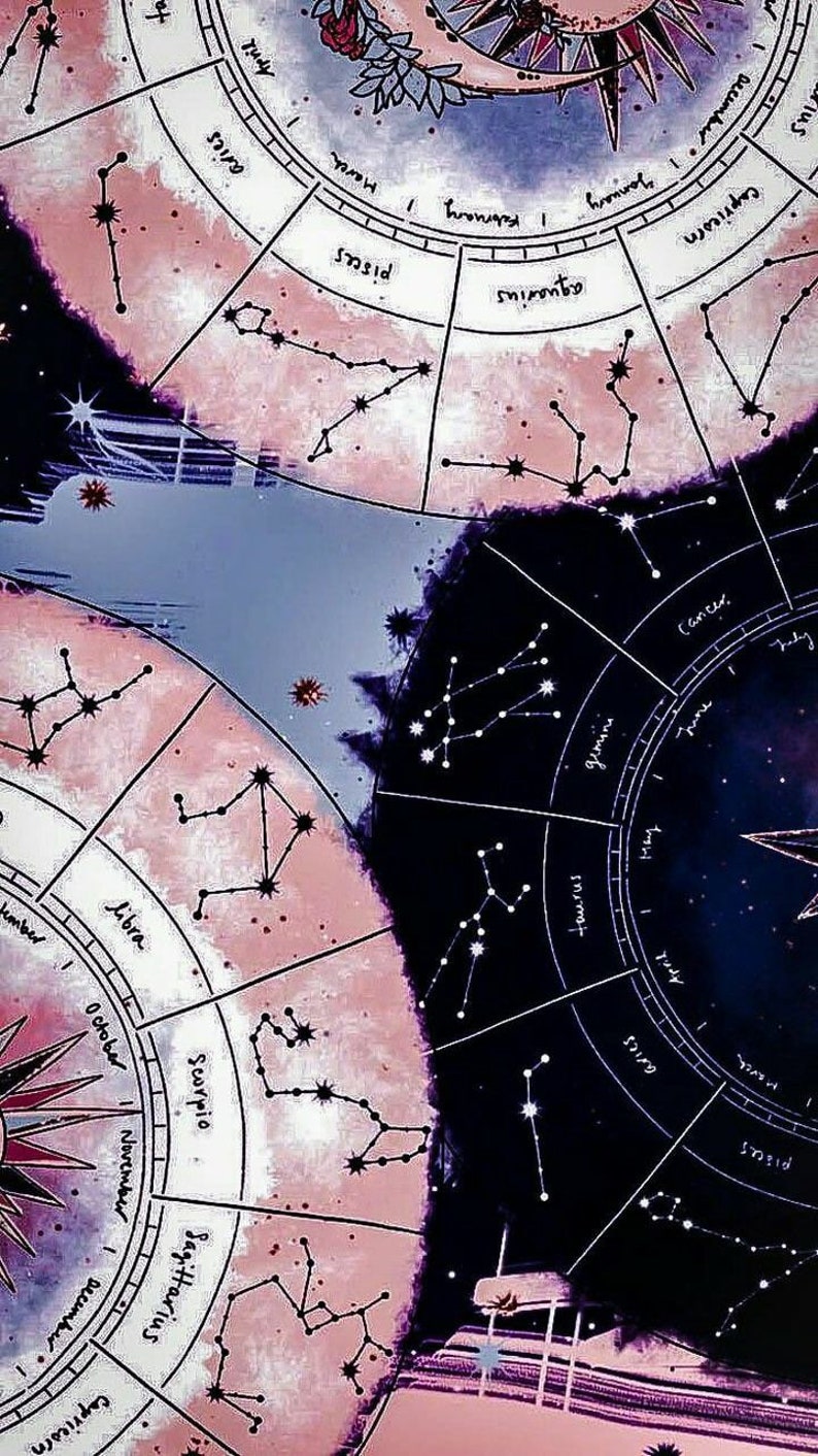 Vintage Nature Botanical & Astronomy Chart Aesthetic Prints | Etsy