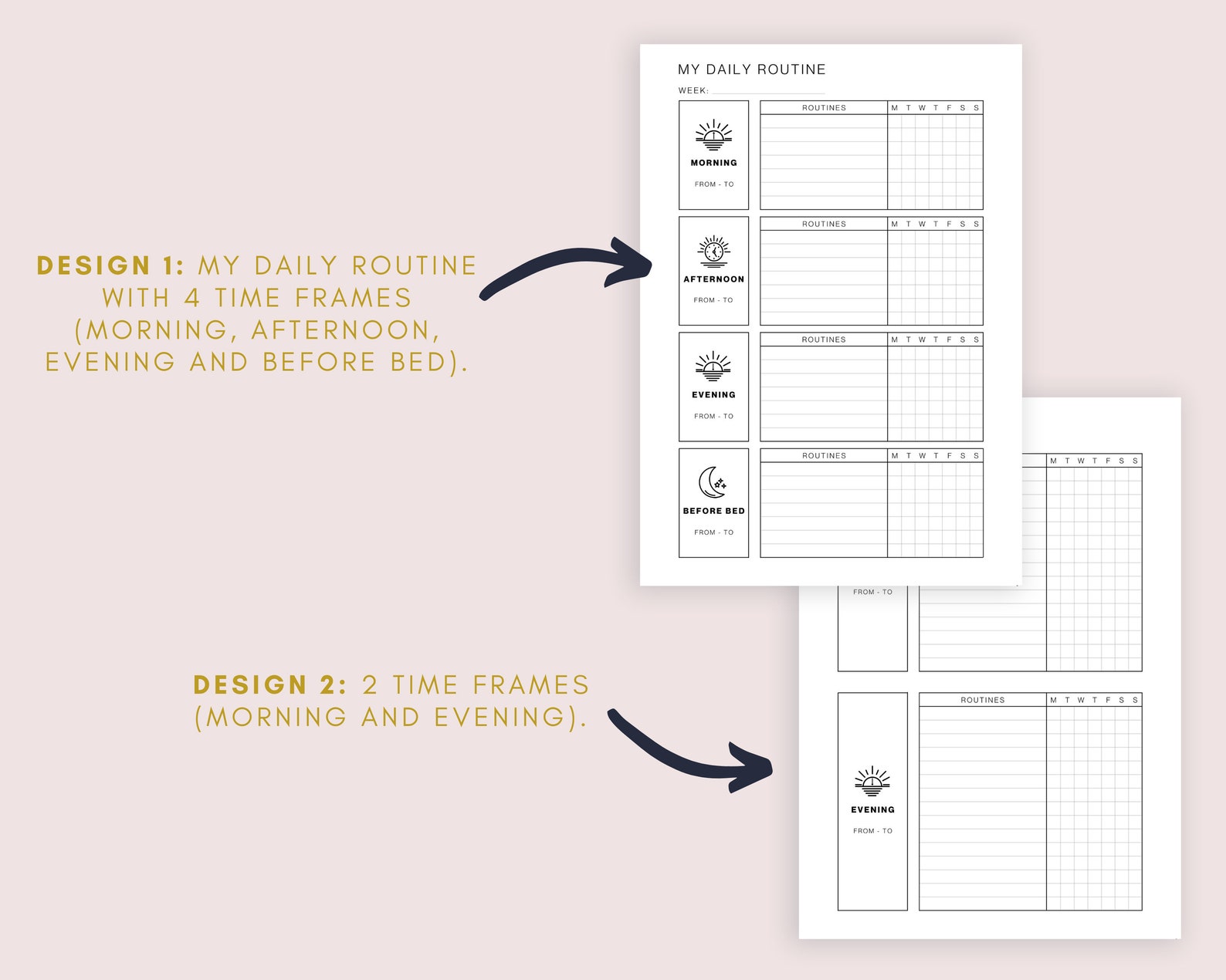 My Daily Routine Checklist Printable A5 - Etsy