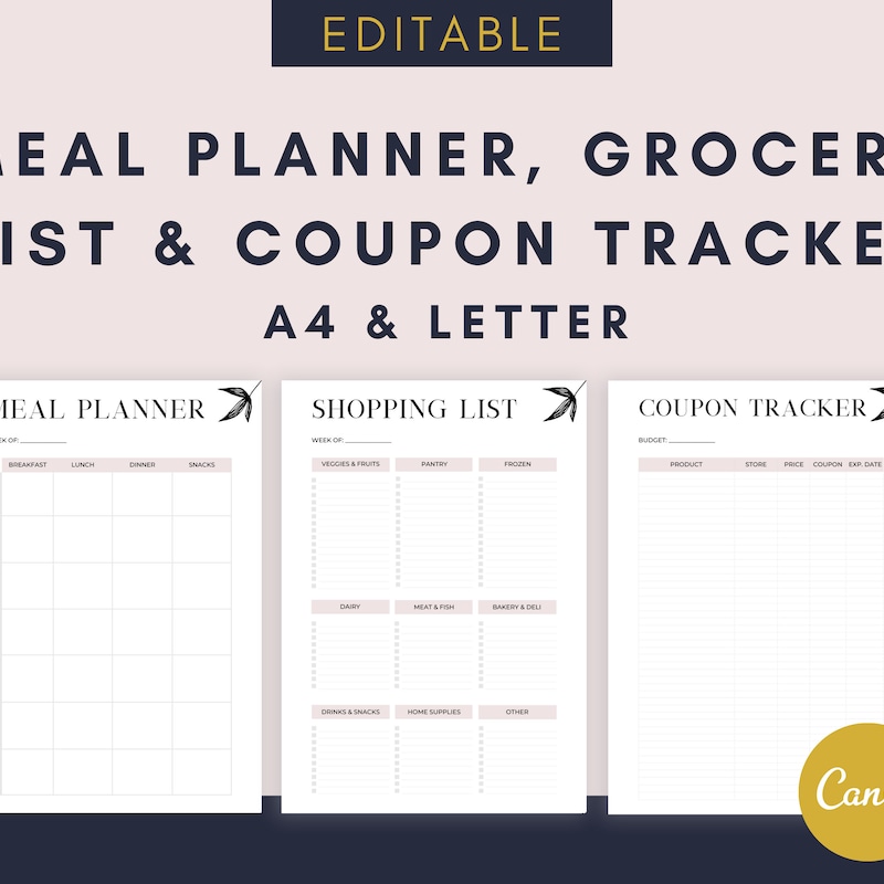 Coupon Tracker Template - Etsy