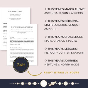 Solar Return Report, Birthday Report, Solar Revolution, Astrology ...