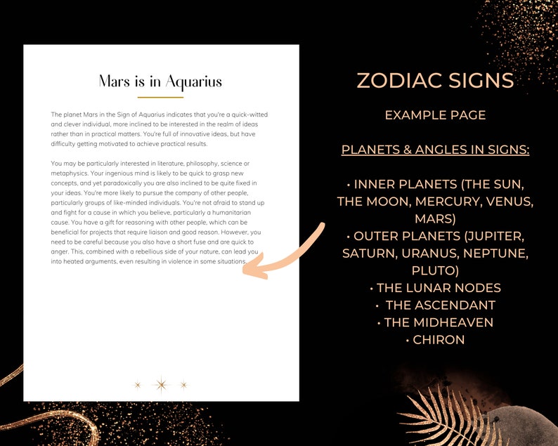Astrology Birth Chart Reading, Personalized Birth Chart Report, Natal ...