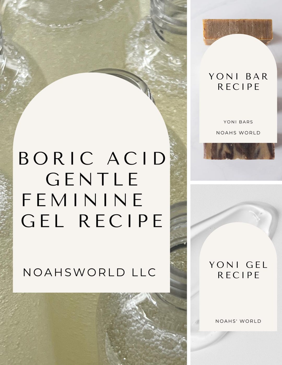 The Ultimate Yoni Recipe Bundle 3 Recipes | Feminine Gel, Yoni Bar Soap ...