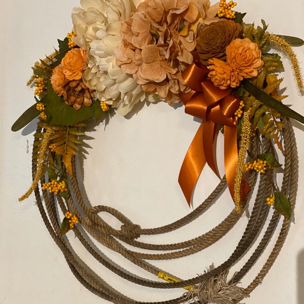 Lariat Rope Wreath - Etsy
