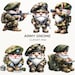 Army Gnomes Png Sublimation Design, Military Gnome, Soldier Gnome ...