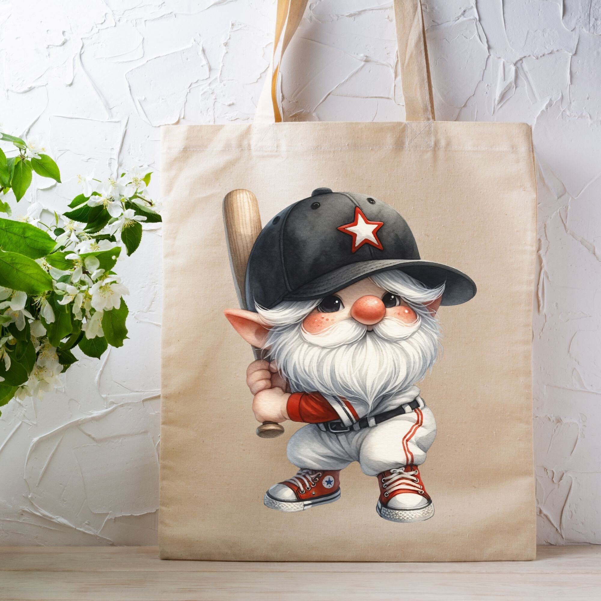 Watercolor Baseball Gnomes, Baseball Gnome Png, Sport Gnomes, Cute ...