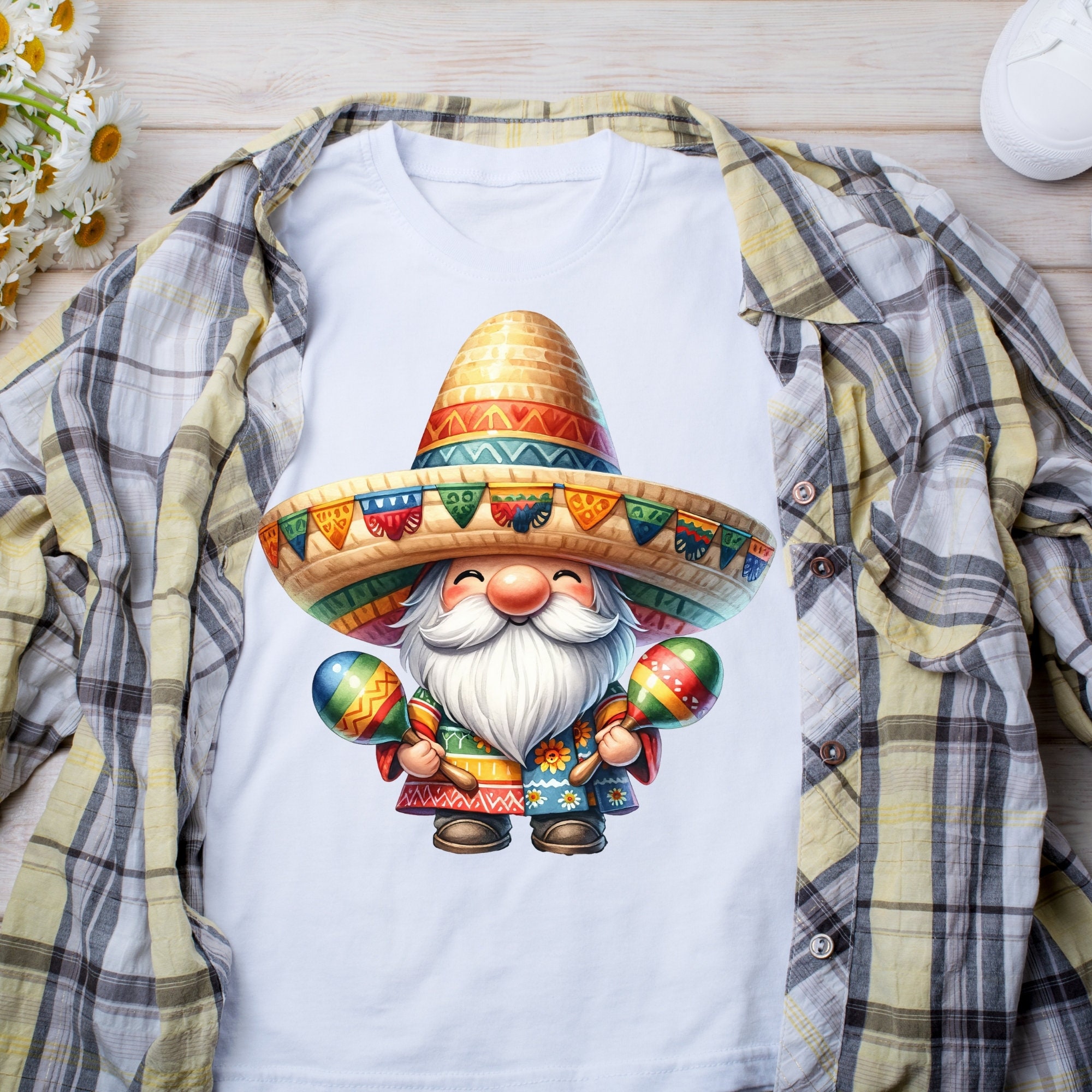 Cinco De Mayo Watercolor Gnomes PNG Clipart, Mexican Gnomes PNG, Cinco ...
