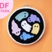 Digital Punch Needle Pattern - Ghost Party - PDF FILE ONLY - Etsy