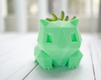 Bulbasaur Planter Low Poly - Etsy