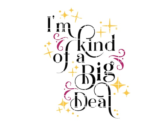 Cute Saying Download Big Deal SVG/PNG/JPG Big Deal Cut File | Etsy