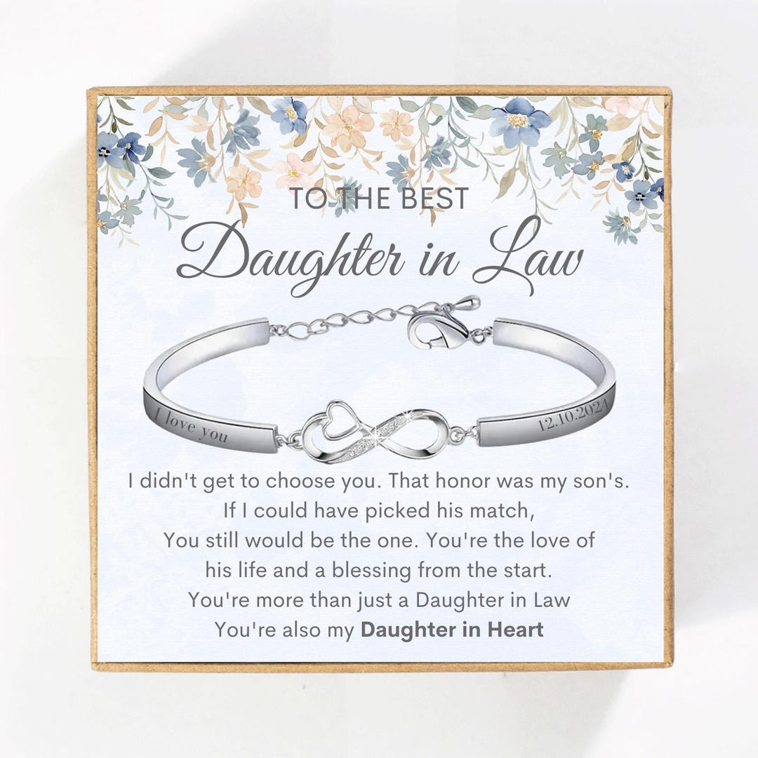 Daughter in Law Christmas Gift, Personalized Daughter in Law on Her ...