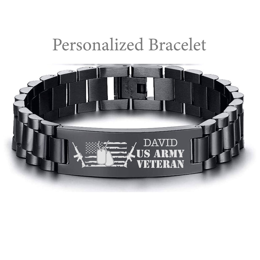US Army Veteran Bracelet Christmas Gifts for US Army Veteran ...
