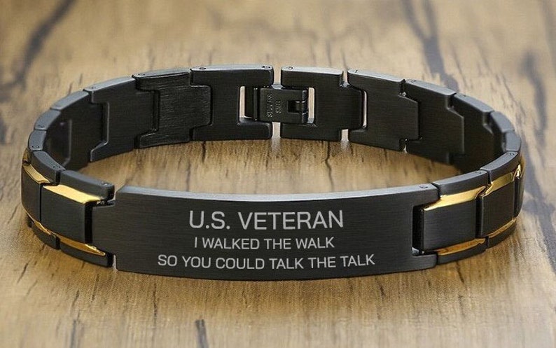 Veteran Gift Veteran Bracelet Gift Christmas for Military Veteran ...