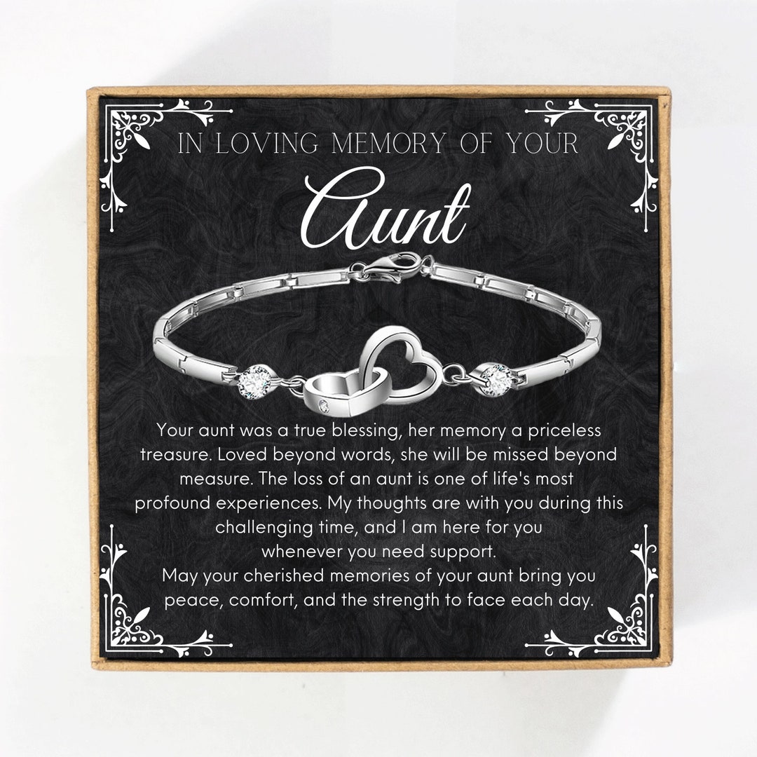 Aunt Sympathy Gifts for Loss of Aunt in Loving Memory of Your Aunt Gift ...