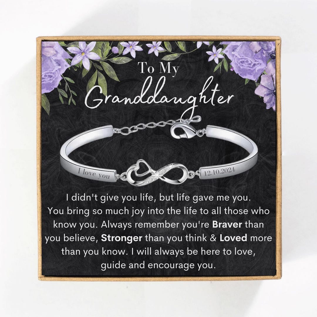 Goddaughter Graduation Bracelet Custom Engraved Gift Goddaughter I Didn ...