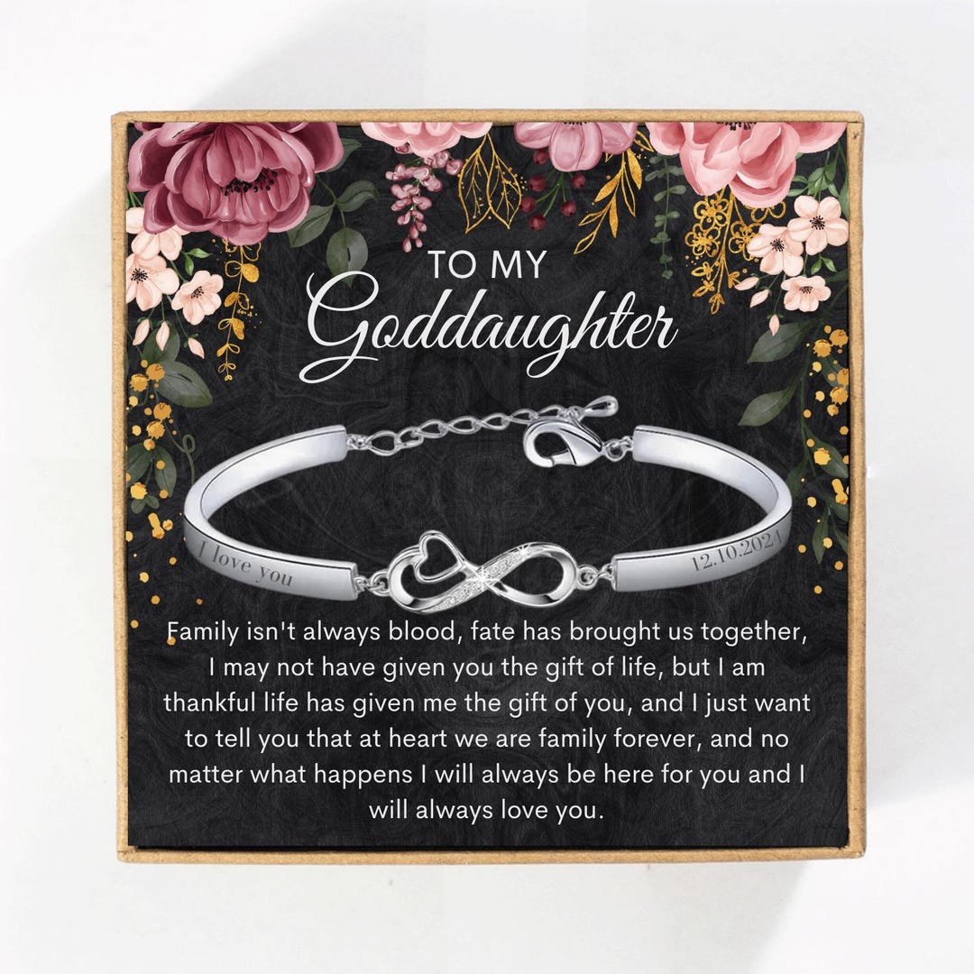 To My Goddaughter Bracelet Christmas Gift, Goddaughter Gift From ...