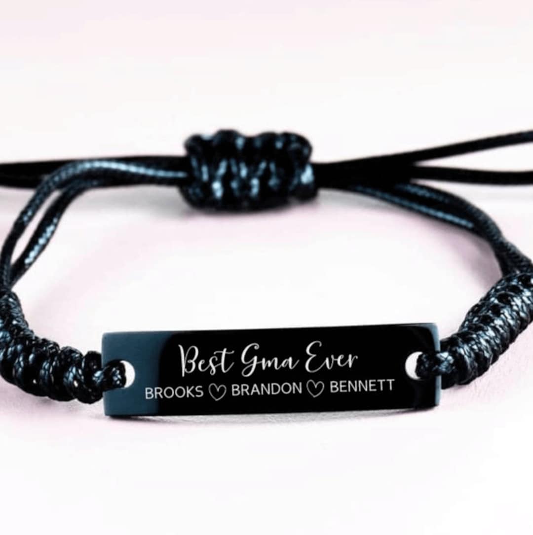 Gma Gift Gma Engraved Bracelet BEST Gma EVER 1 Gma Favorite Gma Gift ...