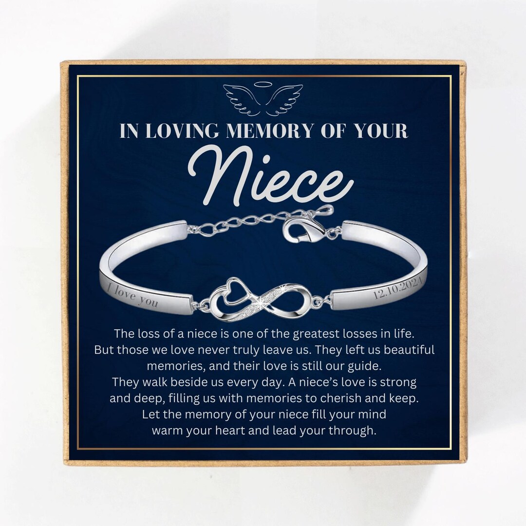 Loss of Niece Gift in Memory of Your Niece Personalized Engraved ...