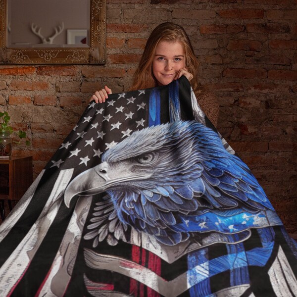Thin Blue Line Eagle - Etsy