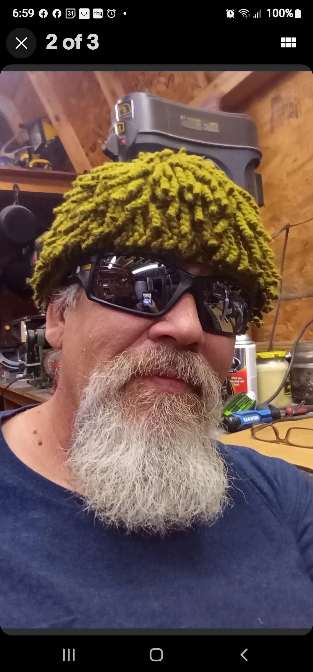 Billy Gibbons Hat ZZ TOP Hat African Nudu Hat Zz Top Beanie Crochet ...