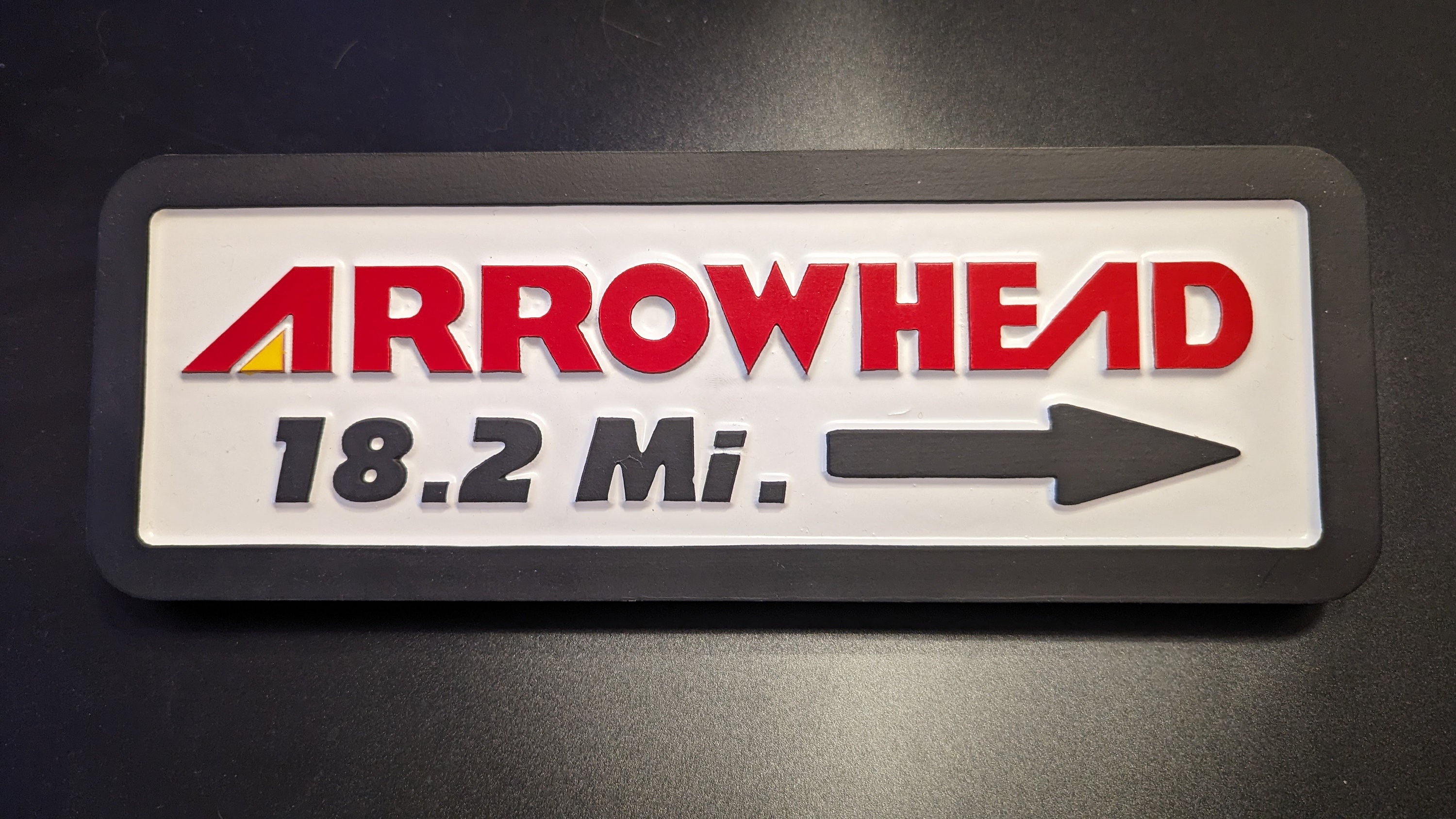 Custom Arrowhead Direction Sign - Etsy