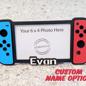 Nintendo Switch Inspired Picture Frame / Gamer / Can Be Personalized - Etsy