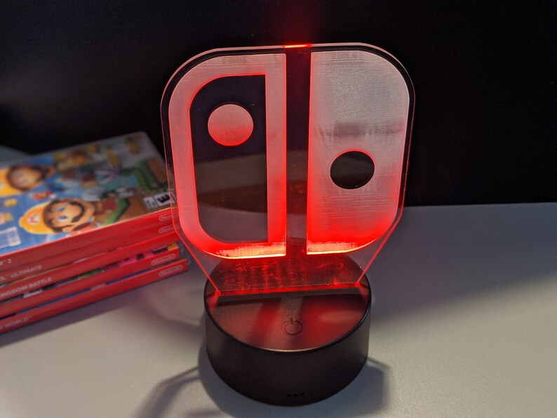 Edge Lit Nintendo Switch Logo fan Art - Etsy