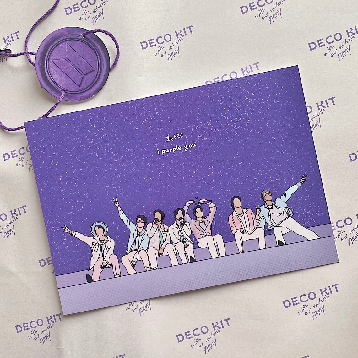 BTS 'I Purple You' Print - Etsy