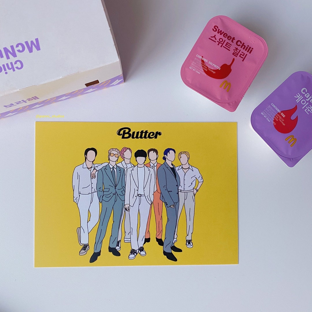 BTS 'butter' Concept Photo Print - Etsy