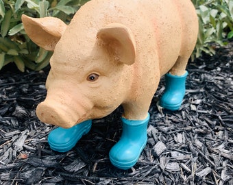 Standing Pig Statue - Etsy Australia
