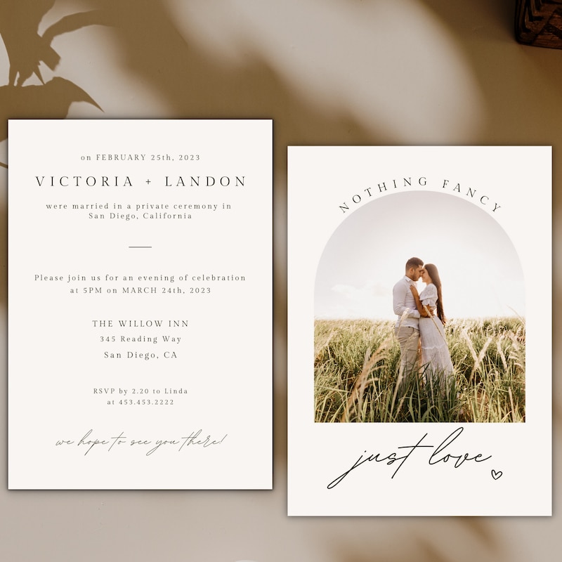 Wedding Announcement - Etsy