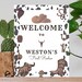 FIRST RODEO Welcome Sign 1st Rodeo, Printable Wild West Birthday Sign ...