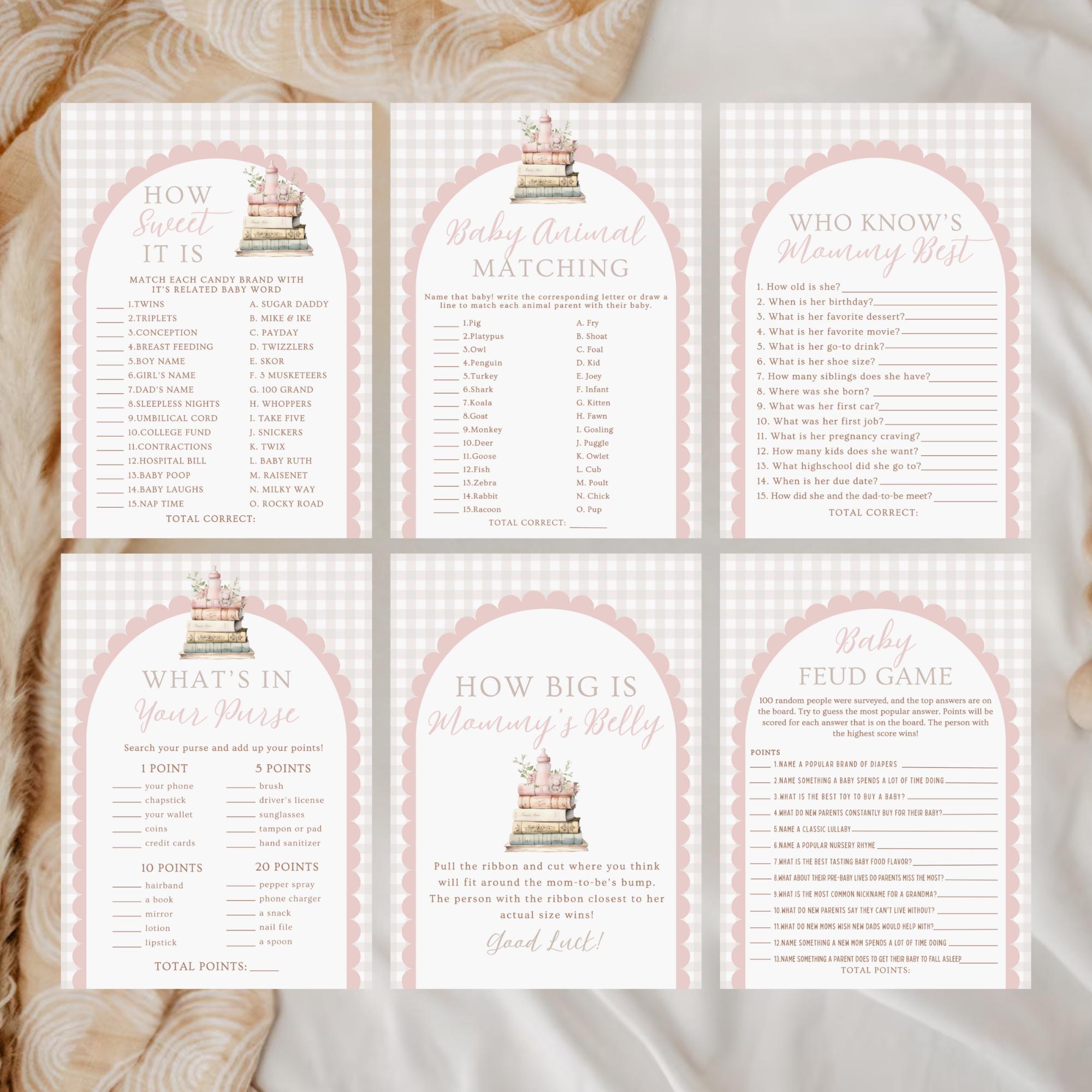Storybook Baby Shower Bundle, Coquette Books, A New Chapter Will Soon ...