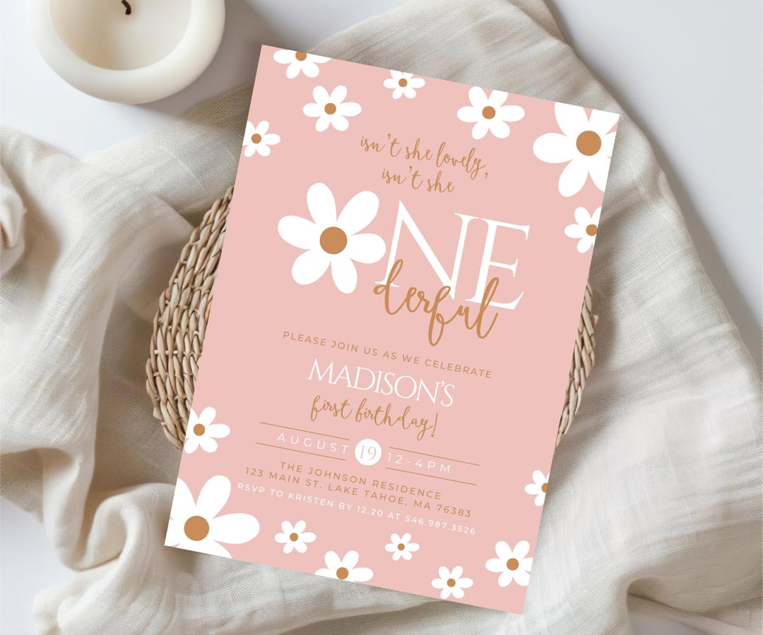 Little Miss One-derful 1st Birthday, Daisy 1st Birthday, Coquette ...