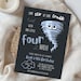 Boy Fournado Birthday Party Invitation | Storm Weather Party Invitation ...
