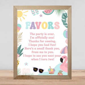 Editable Pool Party Editable Sign Tropical Splish Splash Girly Pool ...