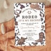 Editable My Second Rodeo Invitation Cowboy Birthday Invite Wild West ...