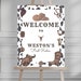 FIRST RODEO Welcome Sign 1st Rodeo, Printable Wild West Birthday Sign ...