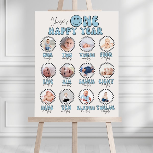 Blue One Happy Dude Birthday - Etsy