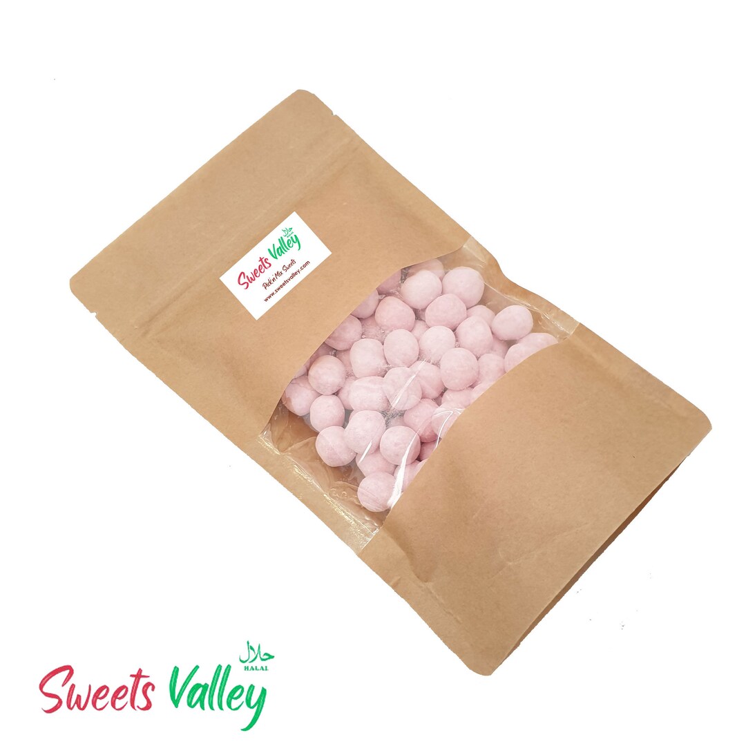 Pink Strawberry Flavour Bonbons Retro Chewey Tradional Sweets Pick N ...